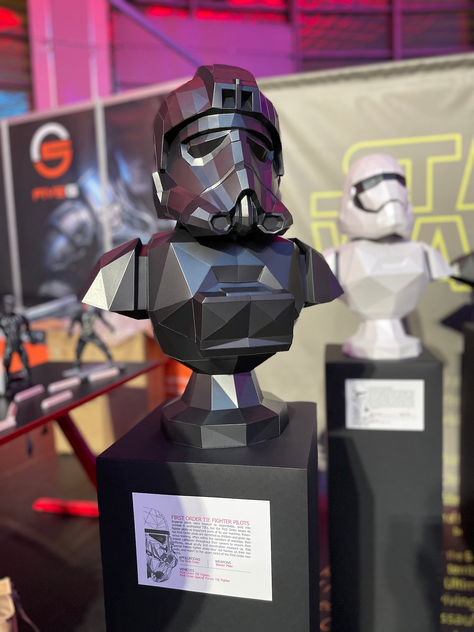 Star Wars 3D Papercraft Imperial Tie Fighter Pilot Paper - Etsy