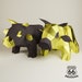 Small Highland Cow - Do It Yourself From Paper, Scottish Golden Calf 3D ...