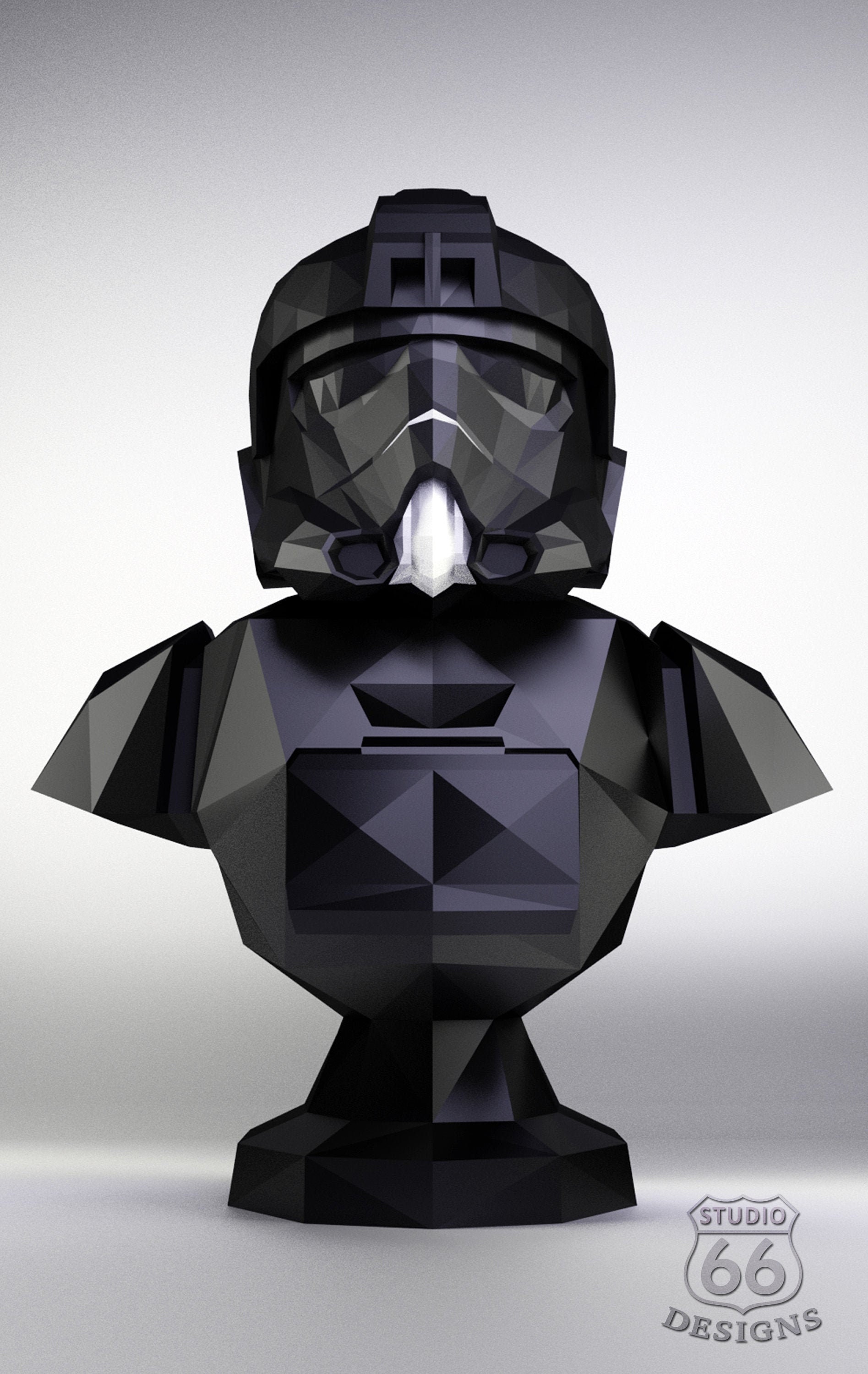 Star Wars 3D Papercraft Imperial Tie Fighter Pilot Paper - Etsy