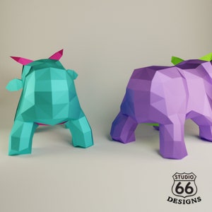 Small Highland Cow - Do It Yourself From Paper, Scottish Golden Calf 3D ...