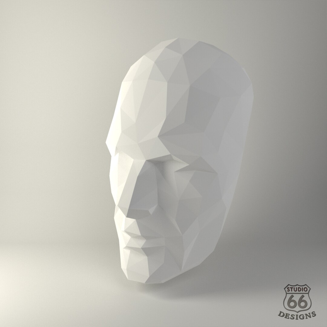 Human Face, Artist Sculpture, Papercraft Face, Human Papercraft, Face ...