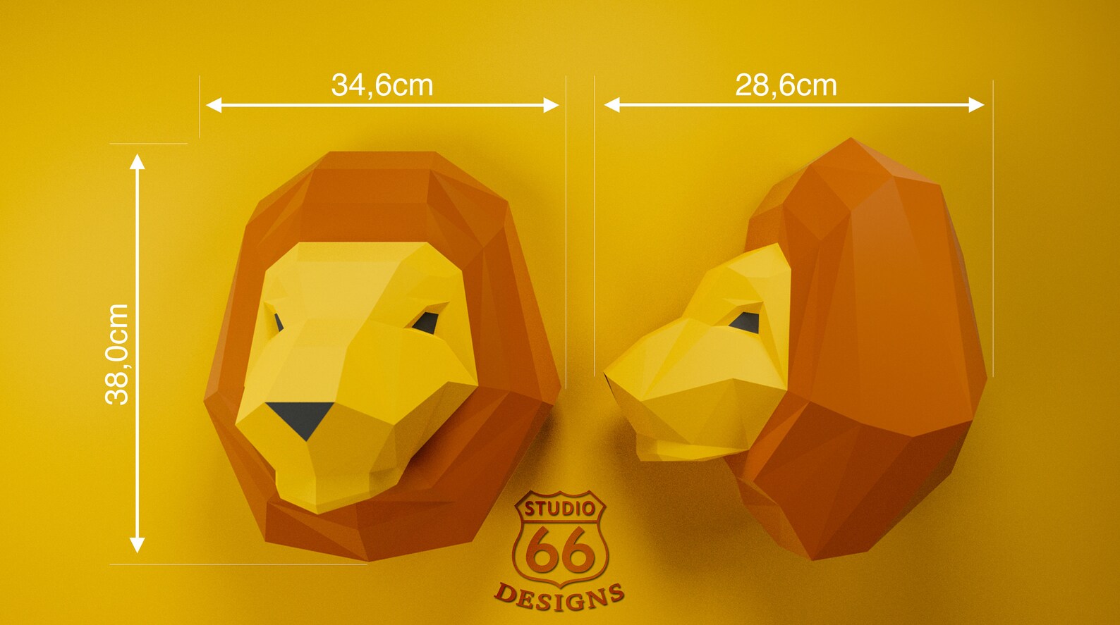 Papercraft Lion 3D Papercraft Lion King Paper Lion Animal - Etsy