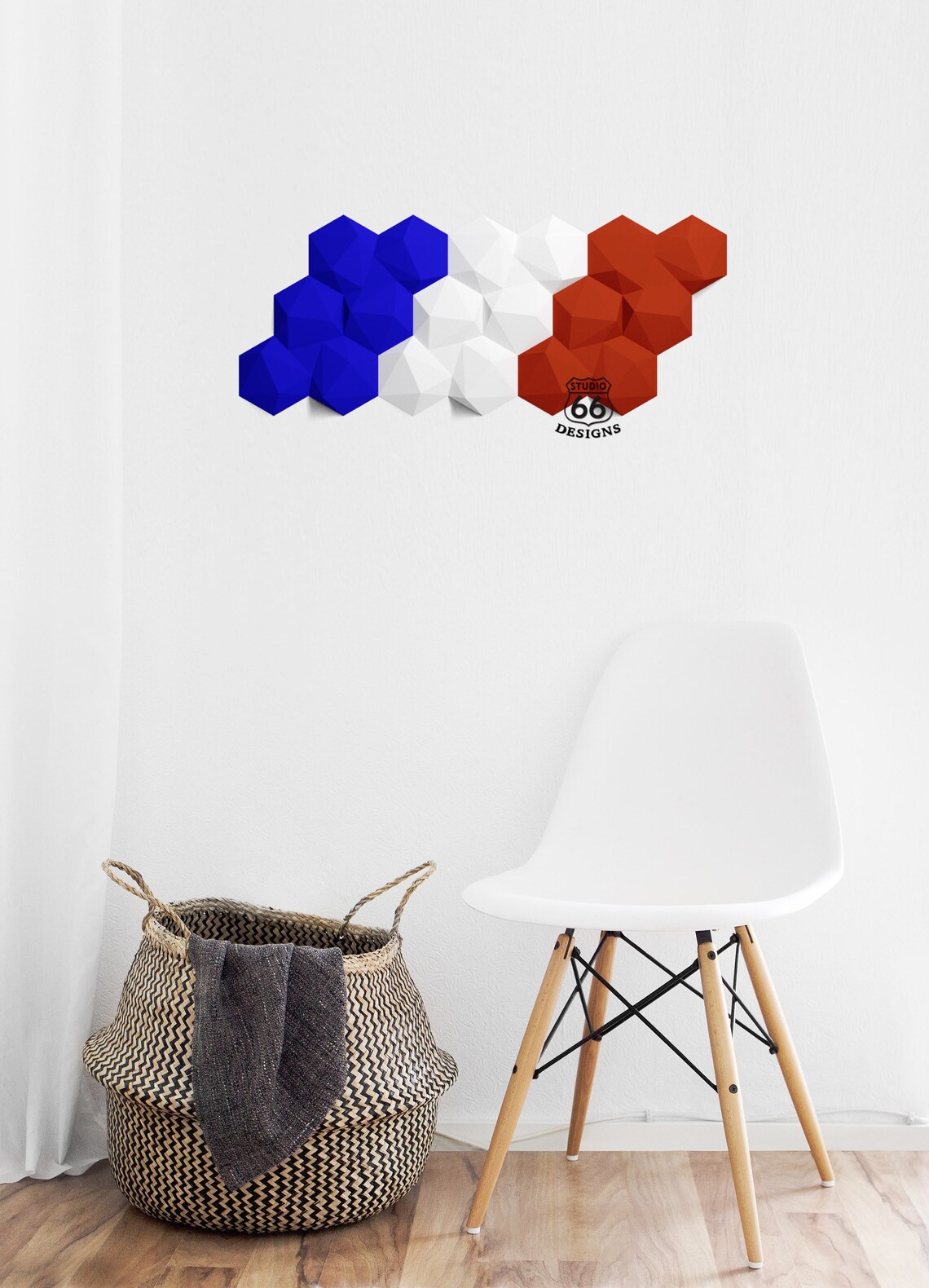 Tiles Cubism Papercraft, High Tech Interior Design, Faceted Tile Design ...