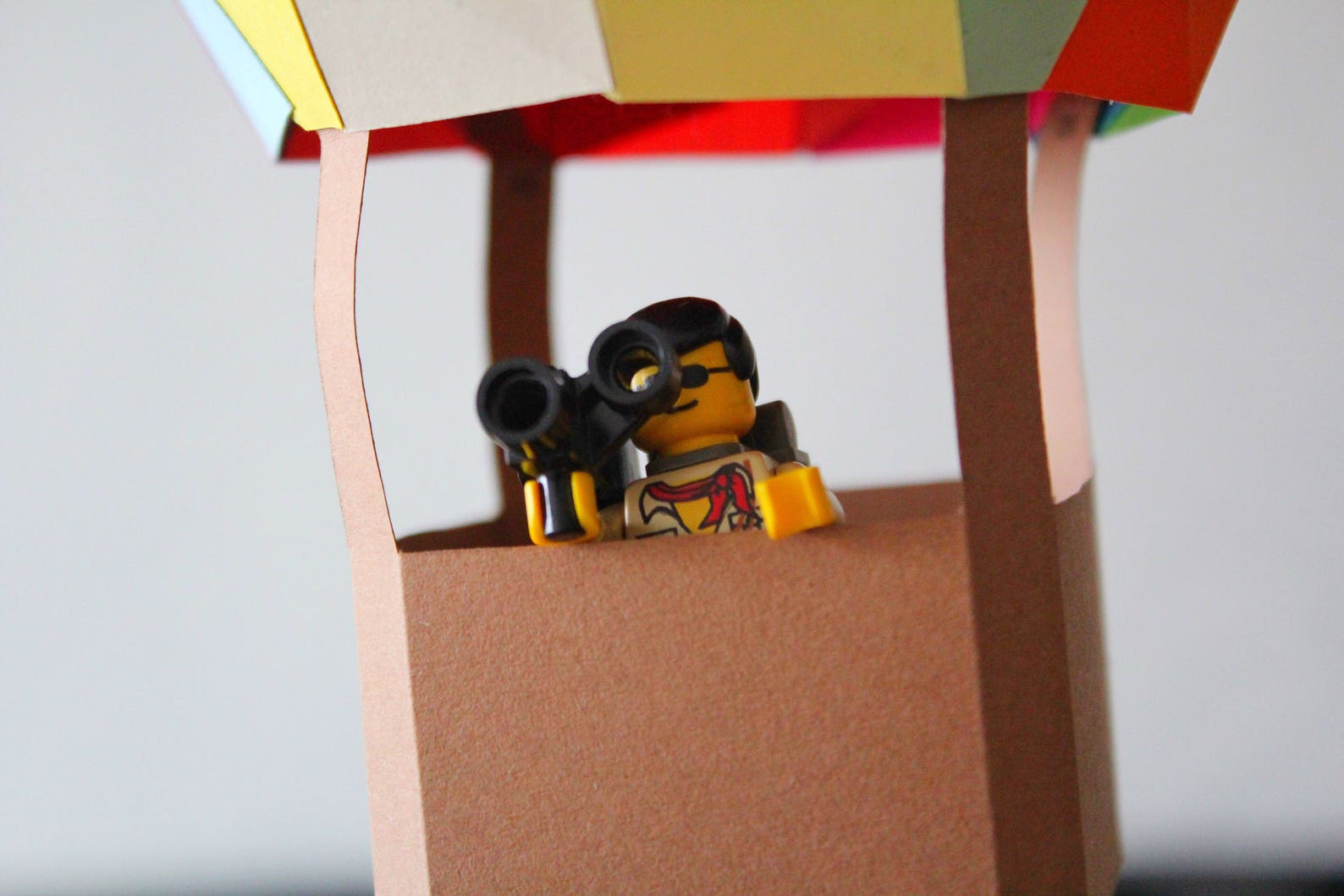 Papercraft Air Balloon Hot Air Balloon Papercraft Nursery - Etsy