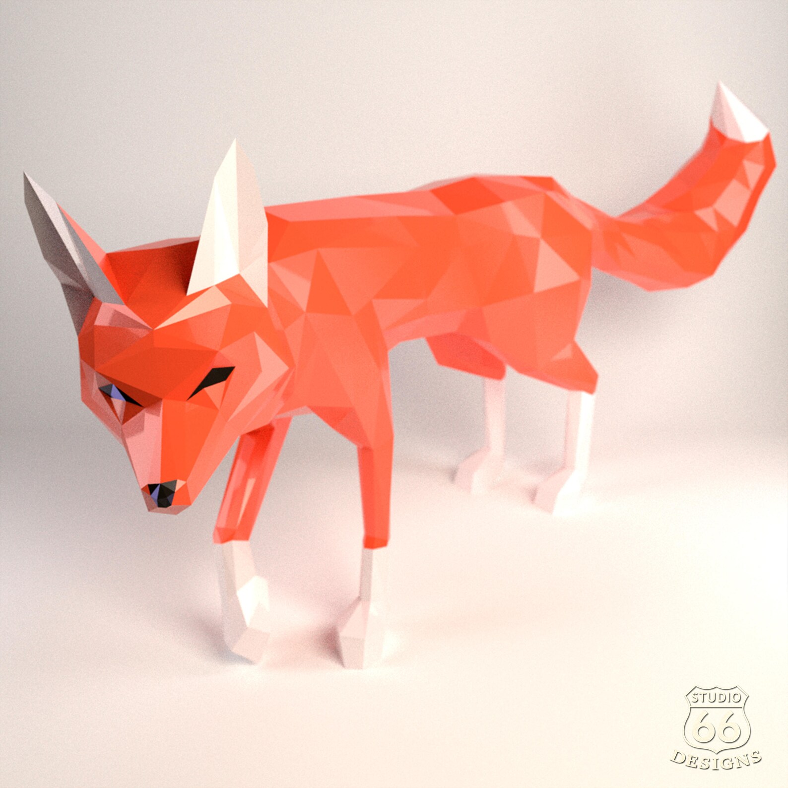 DIY Fox Papercraft Red Fox Fox Tail Fox and Dogs Fox - Etsy