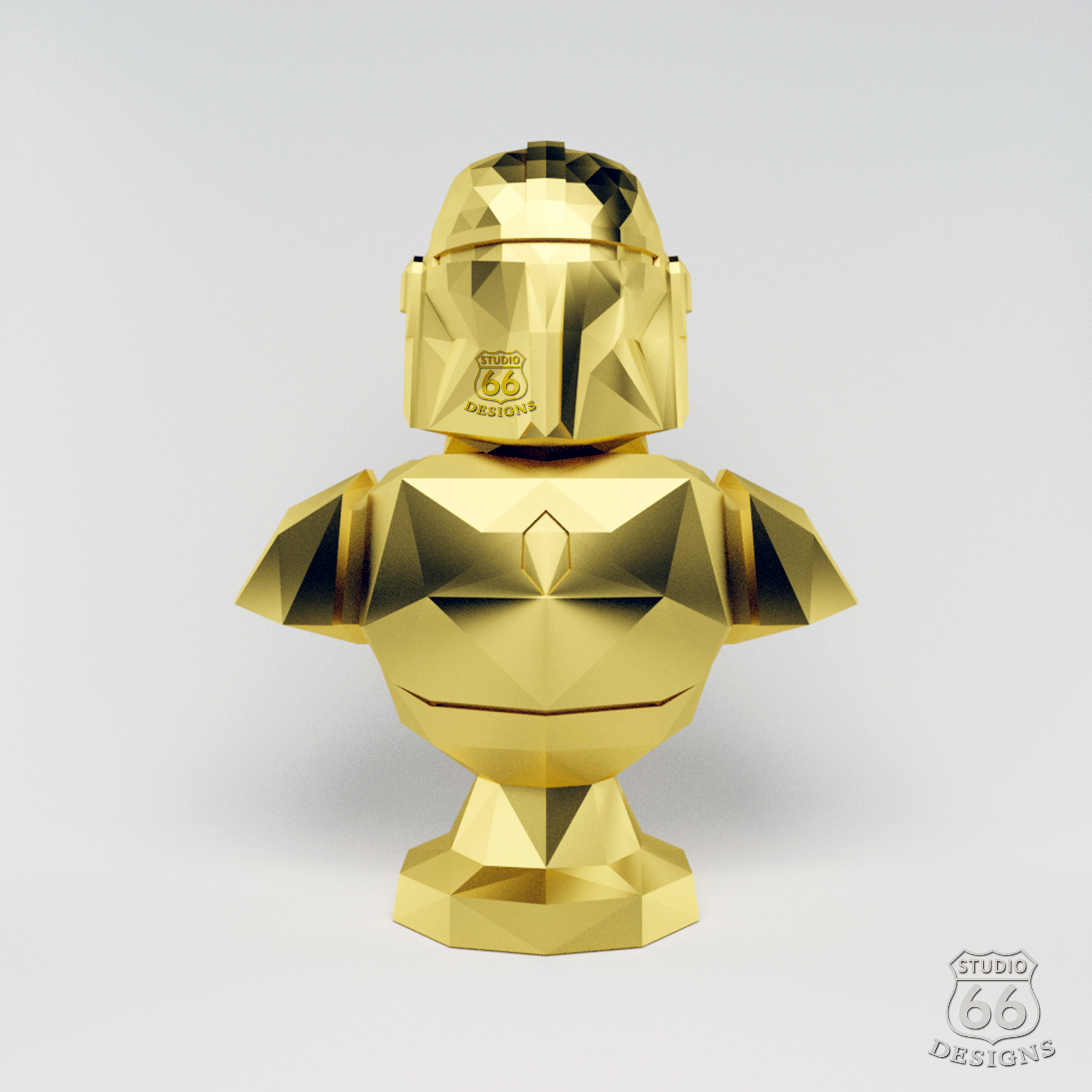 Star Wars 3D Papercraft Mandalorian Statue Bounty Hunter - Etsy Canada