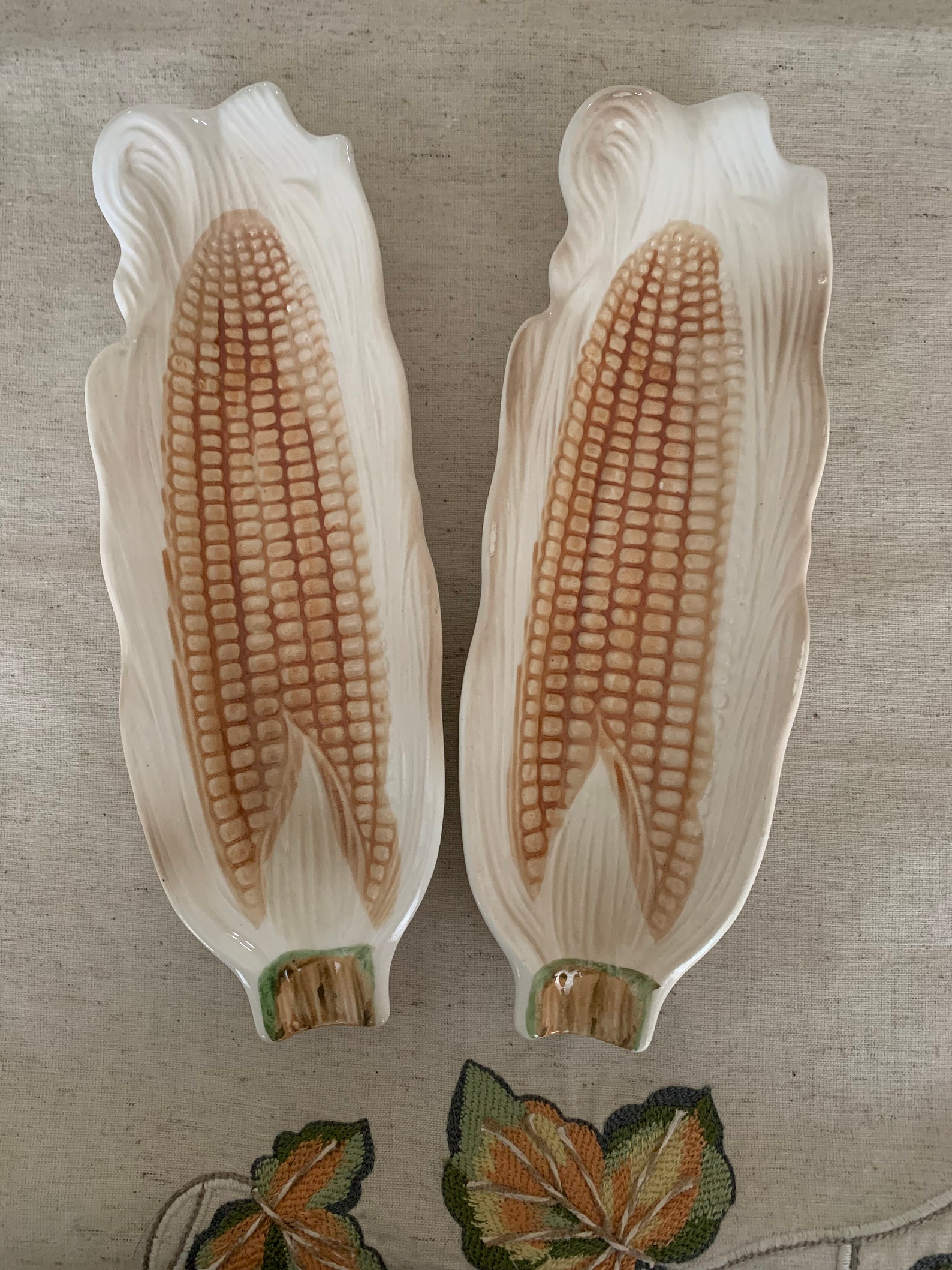 Vintage Corn Platter & 5 Plates, Midcentury Corn Pottery - Etsy