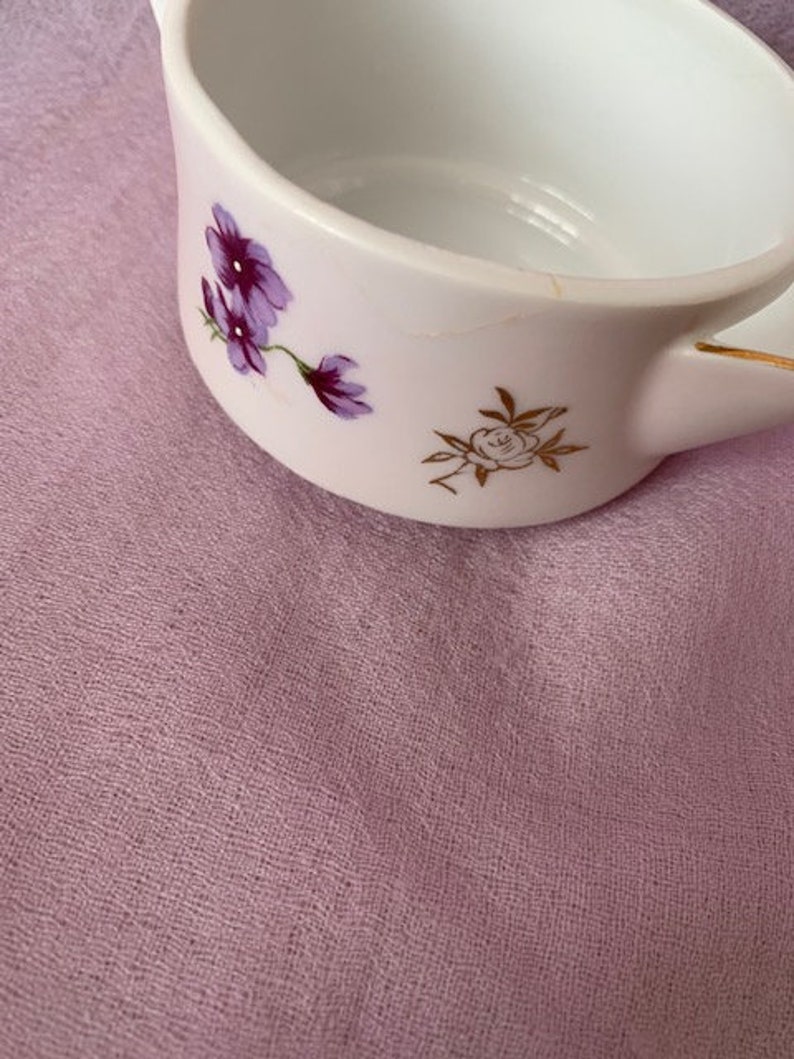 Lefton Stackable Teapot, Rare 1940s Violets Teapot Set, Hand Painted ...