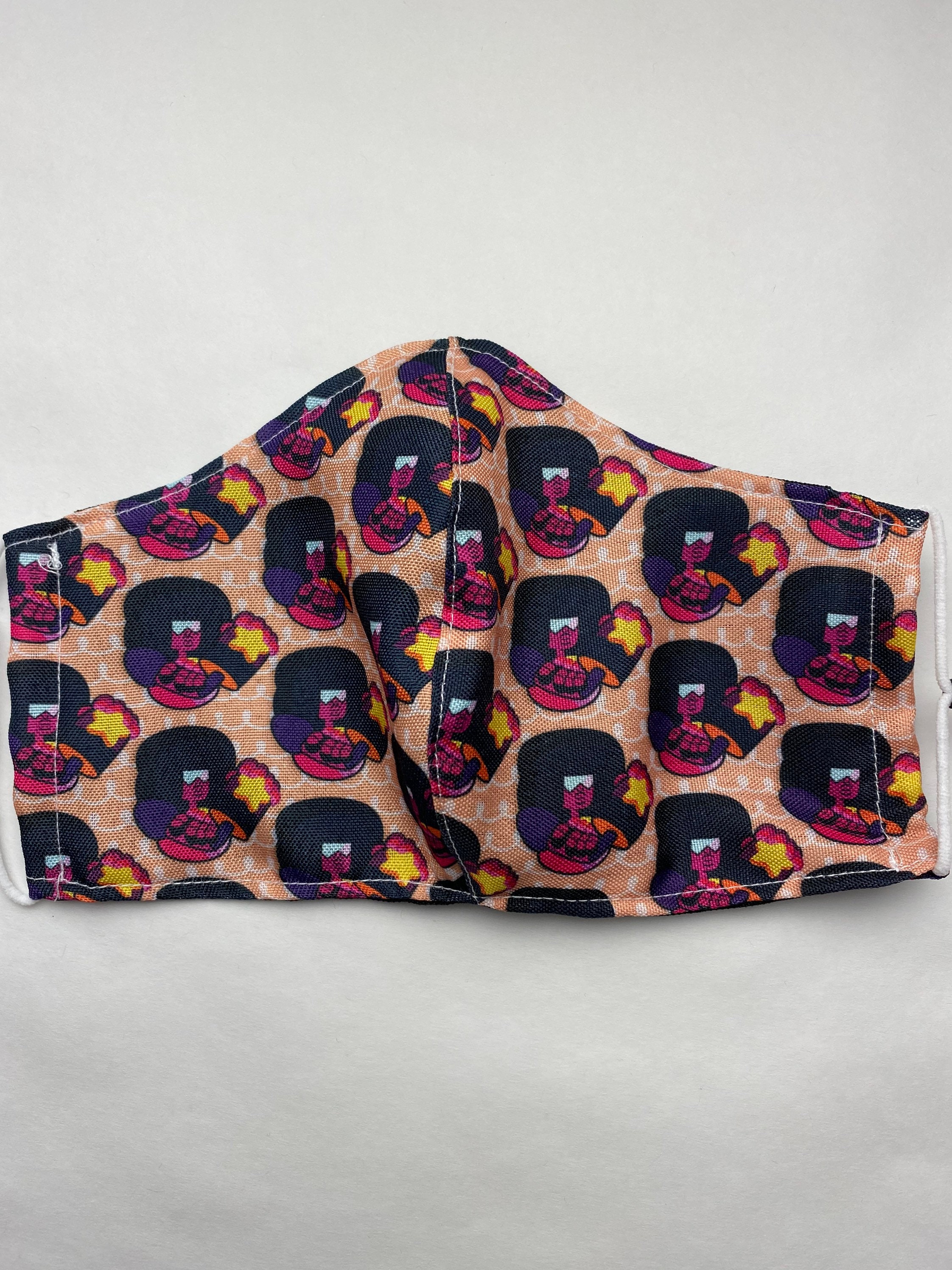 POLYESTER Garnet Face Mask With Filter Pocket - Etsy Australia