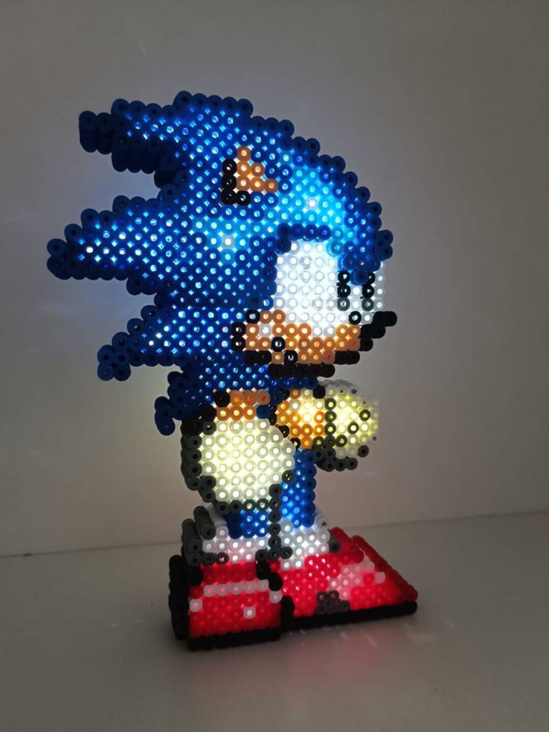 Lámpara Sonic El Erizo Sega 3D Videojuego Retro Pixelart - Etsy