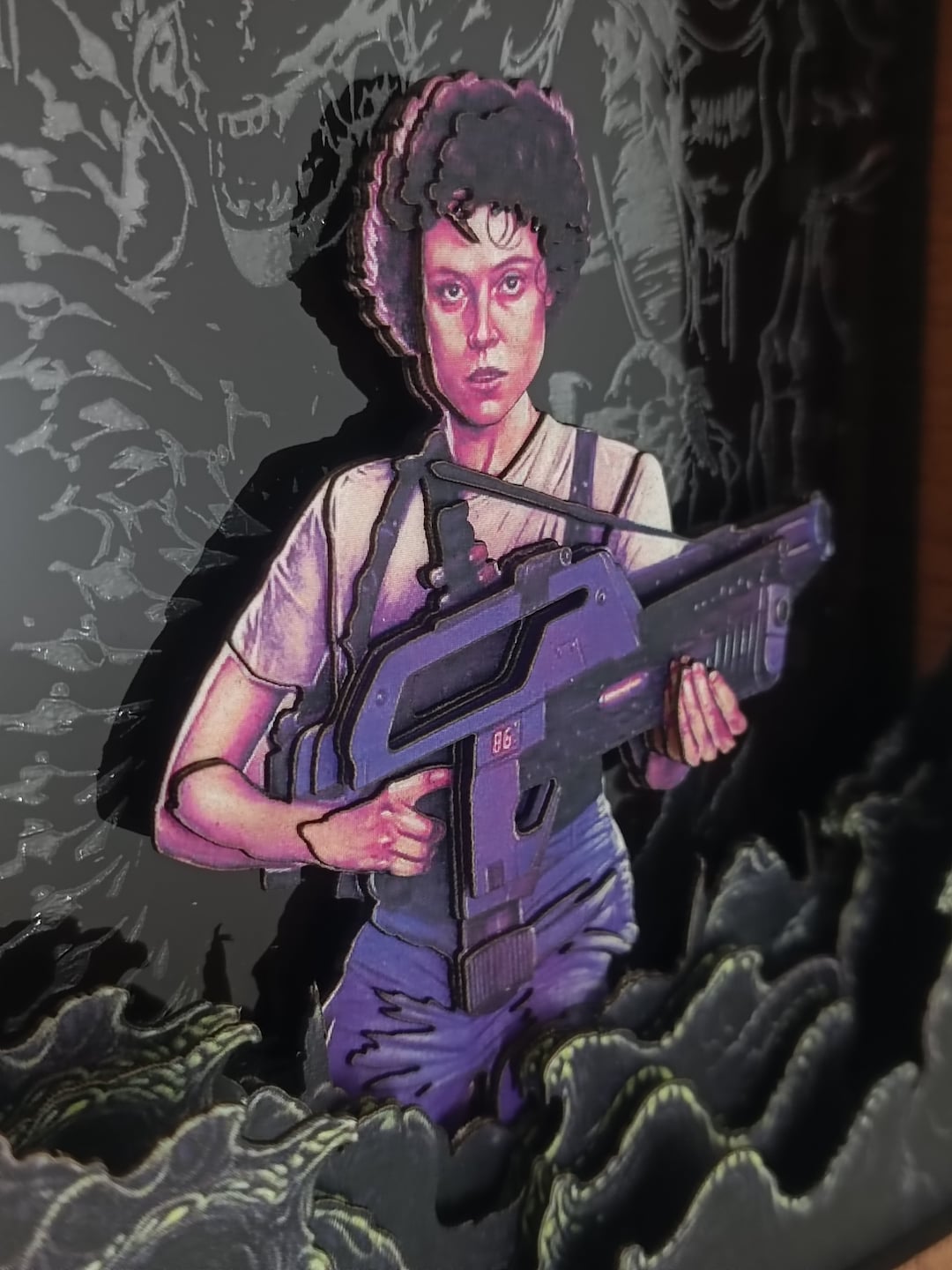 Alien the Eight Passenger Night Light, Ripley Shadow Box, Light Box ...