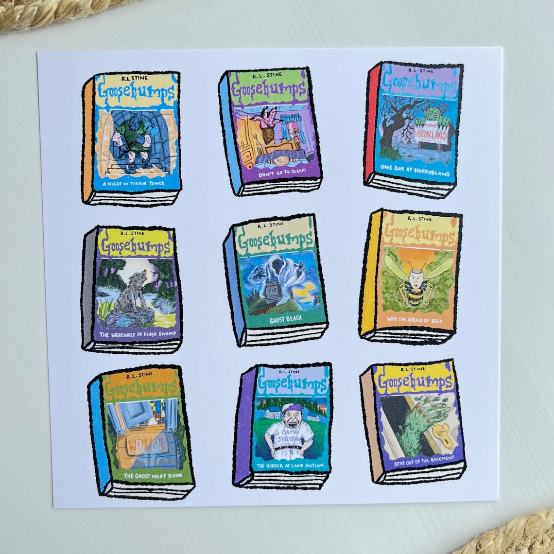 GOOSEBUMPS PRINT #1 - Etsy