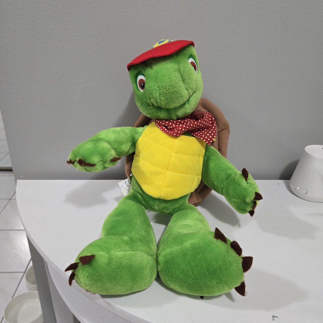 Vintage Franklin the Turtle 14 Inch Deluxe Plush Doll With Removable ...