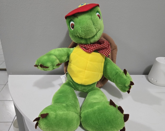 Vintage Franklin the Turtle 14 Inch Deluxe Plush Doll With Removable ...