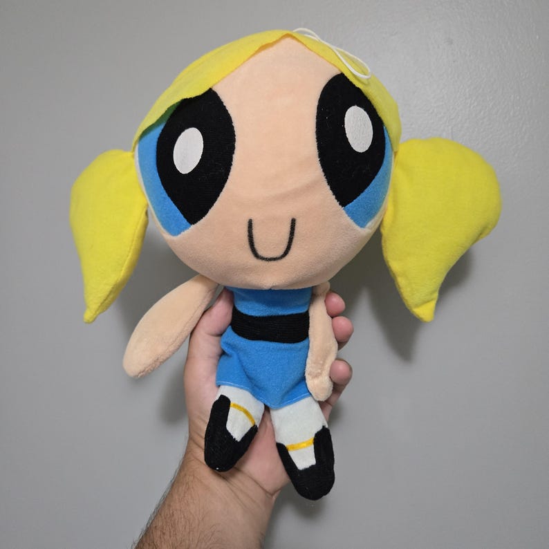 Nickelodeon the Powerpuff Girls Bubbles Blonde Hair Bye Eyes Super Hero ...