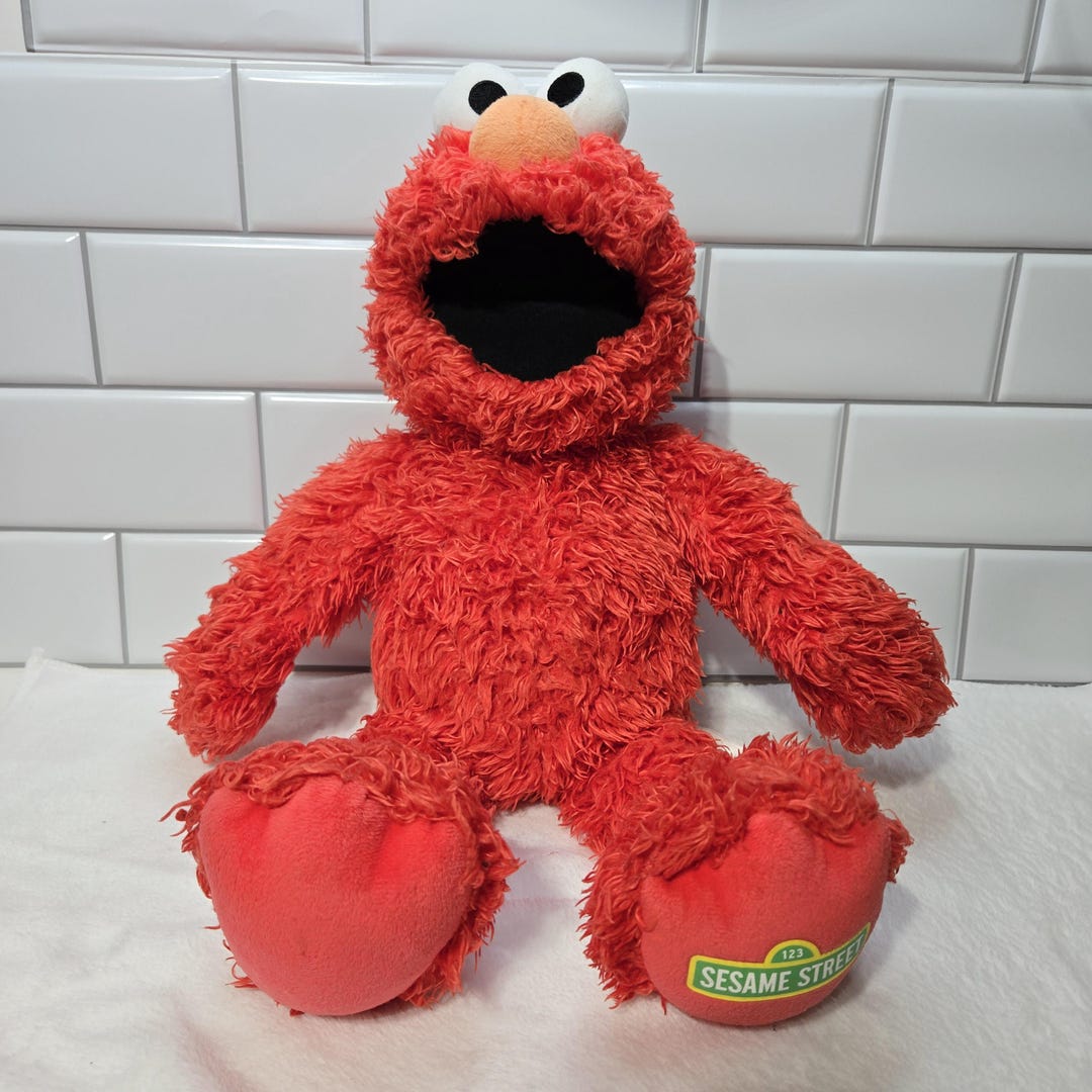 Sesame Street ELMO Build A Bear Exclusive Red Monster Jim Henson ...