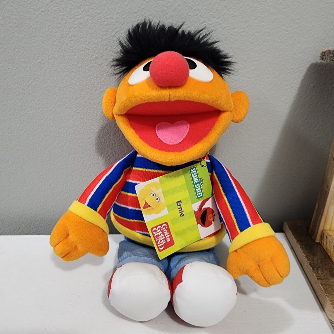 GUND Sesame Street Ernie Soft 10 Inch Doll High Quality With - Etsy