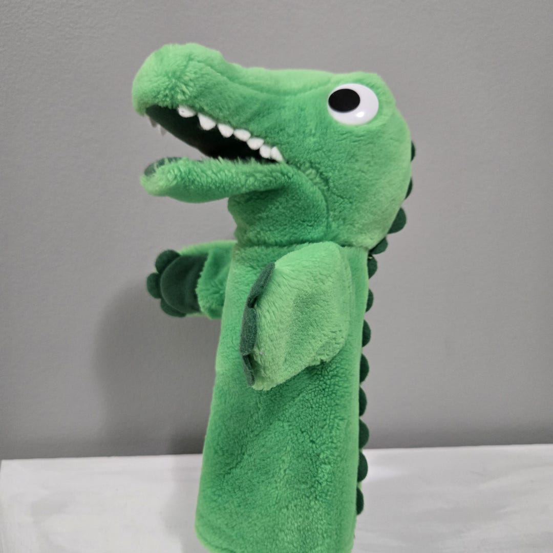 Vintage Lego Duplo Alligator Dinosaur Hand Puppet - Etsy