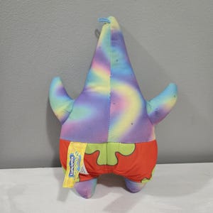 PATRICK Star Spongebob Squarepants Plush 11” Tye Dye Character Plushie ...