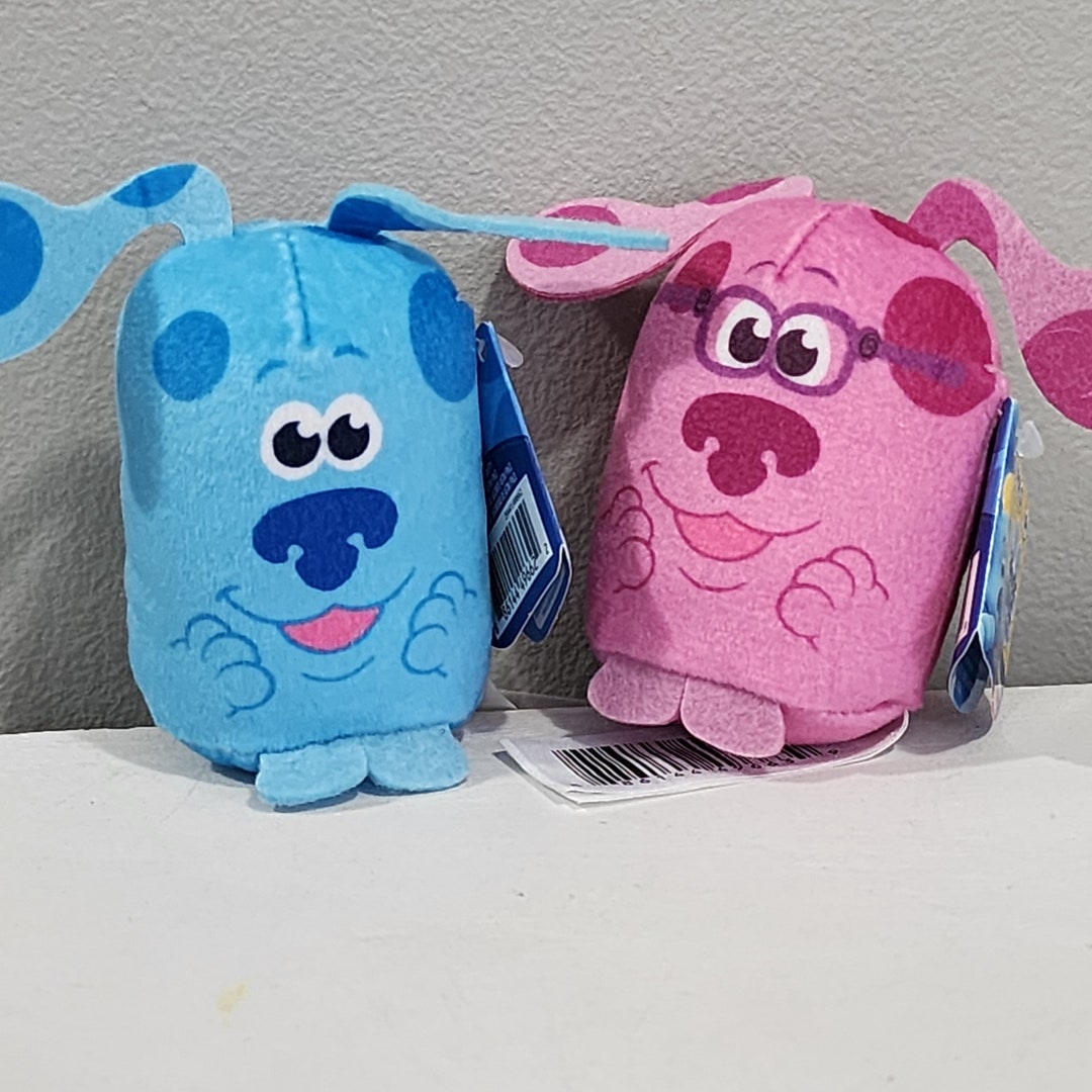 Blue's Clues Mini Podpals Oval Shaped Character Plushies Blue and ...