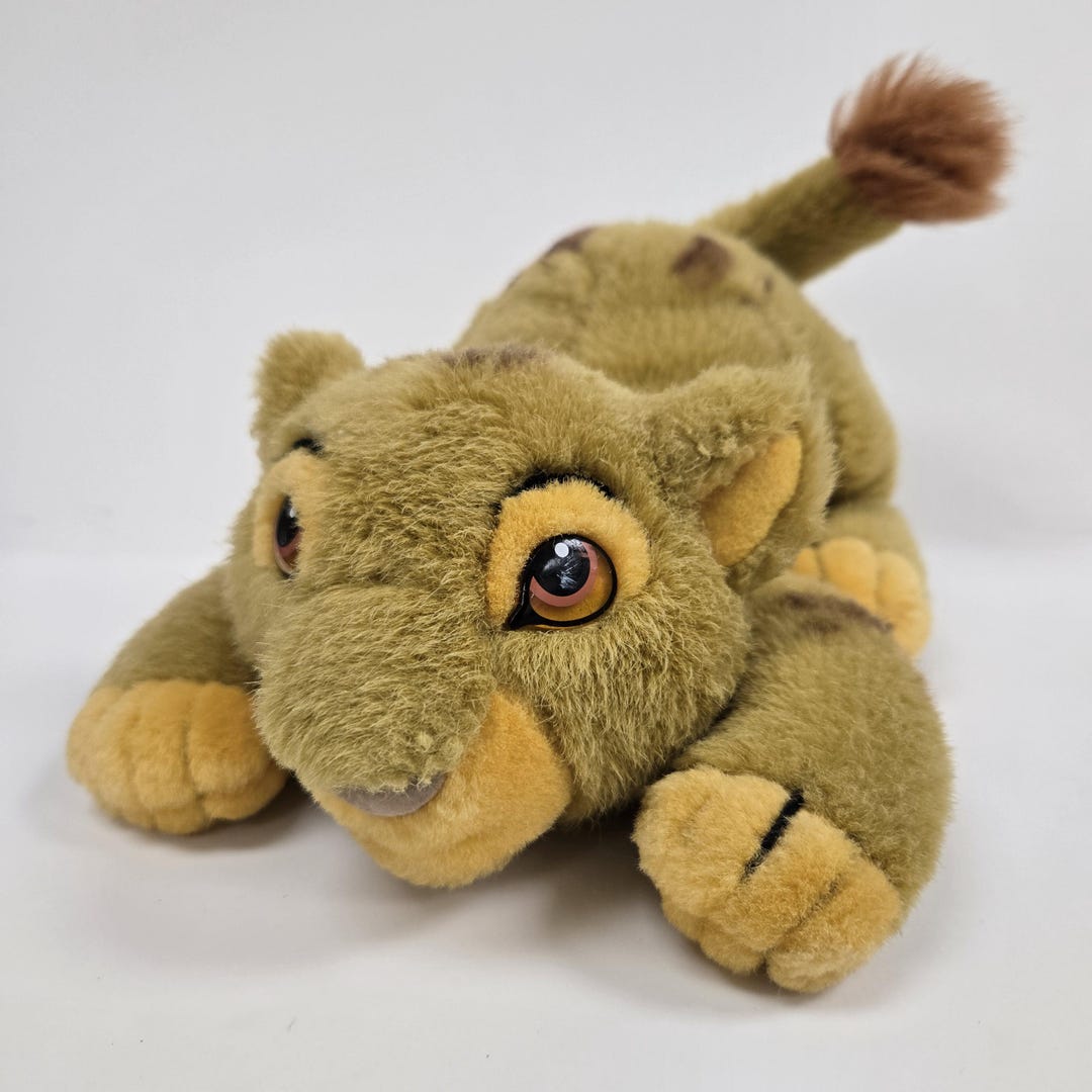 Disney’s the Lion King Simba Crouching Plush 10” Authentic Disney Parks ...