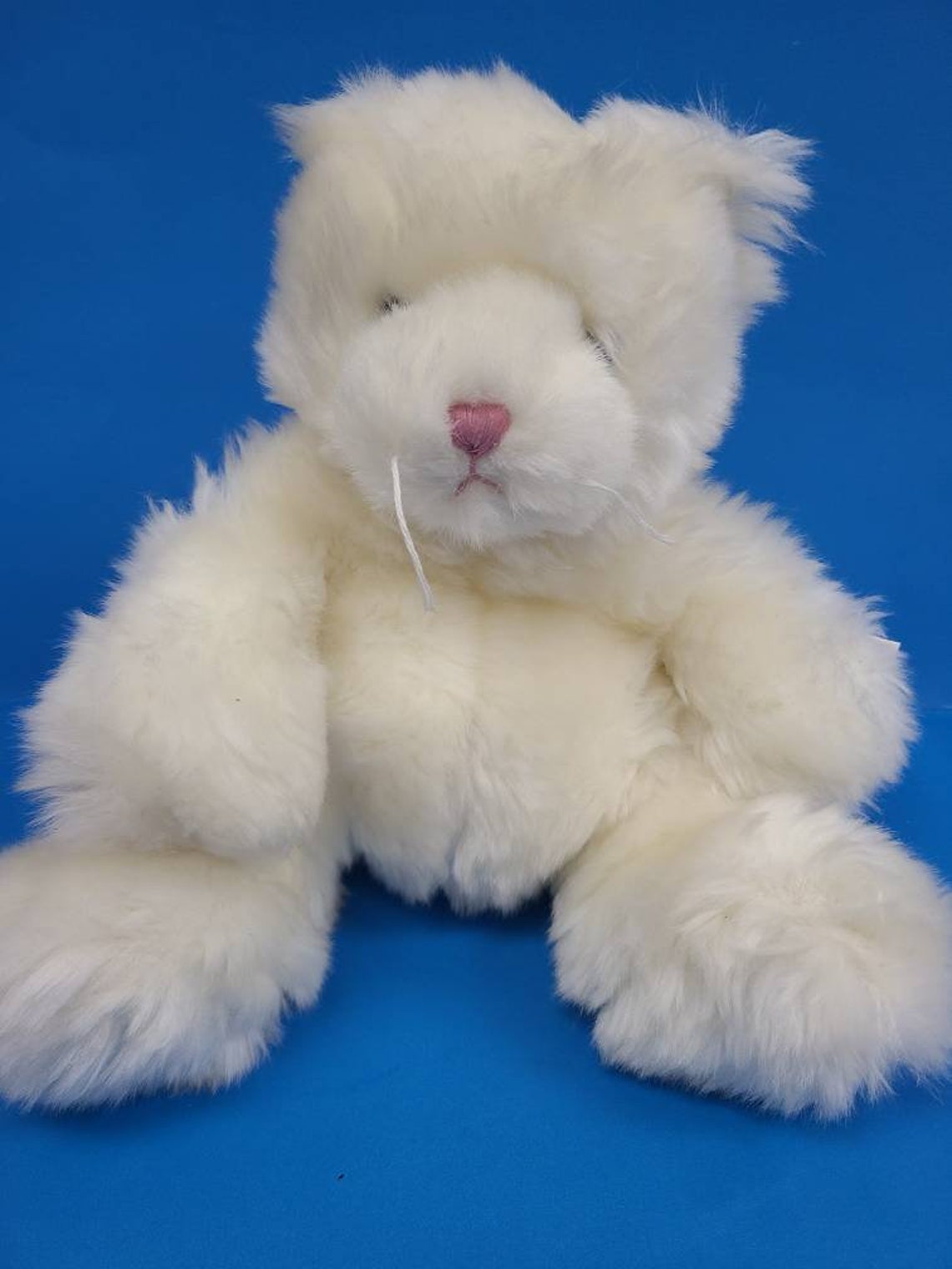Ganz Bros Heritage Collection Plush White Cat 12 Soft - Etsy UK