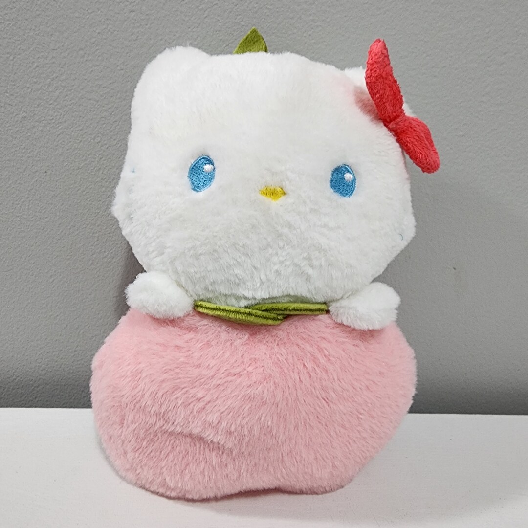 Hello Kitty Cute Fuzzy Strawberry Kitten 10 Inch Soft Plush Toy - Etsy