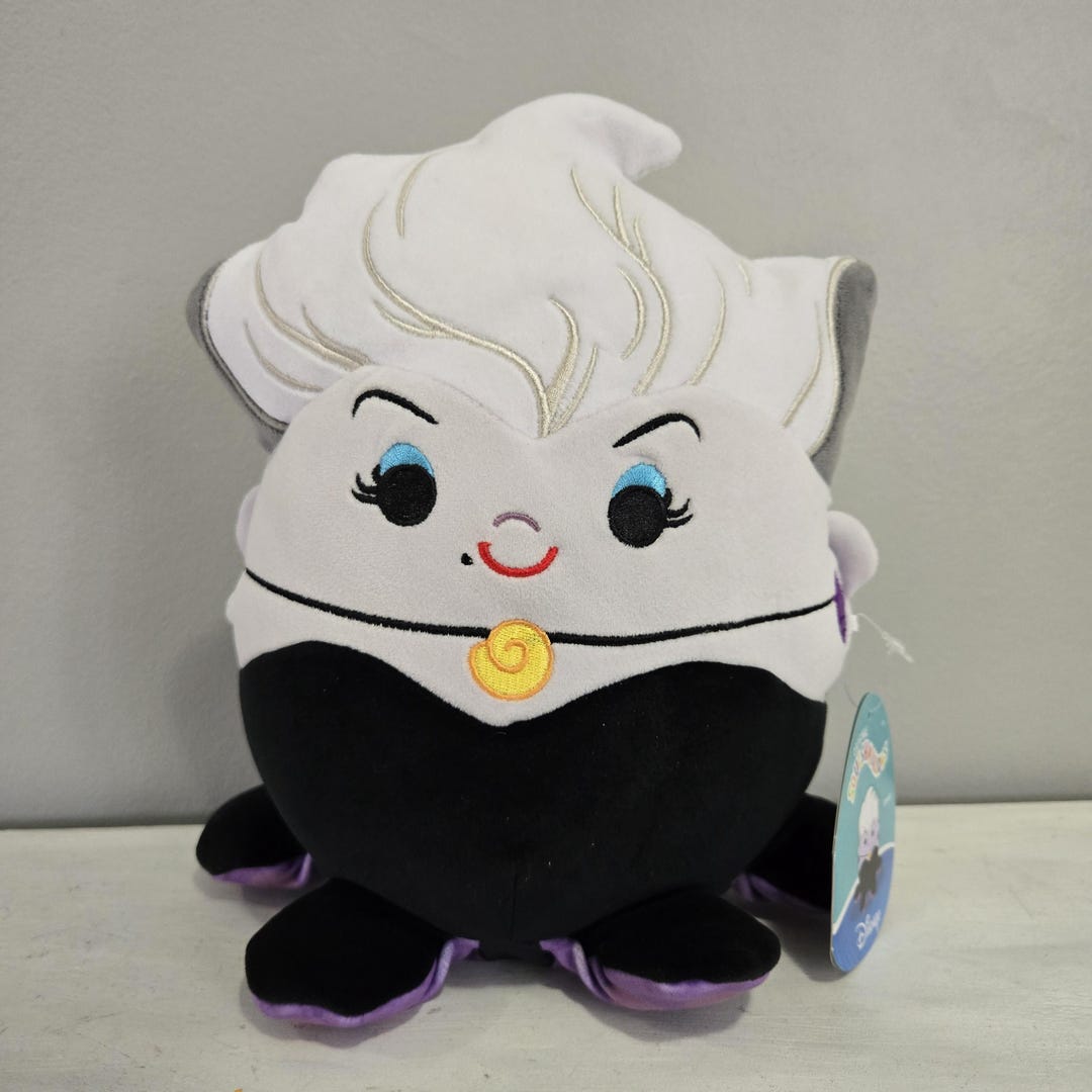 Disney's URSULA Little Mermaid Stuffed Plush 10" Kellytoy - Etsy
