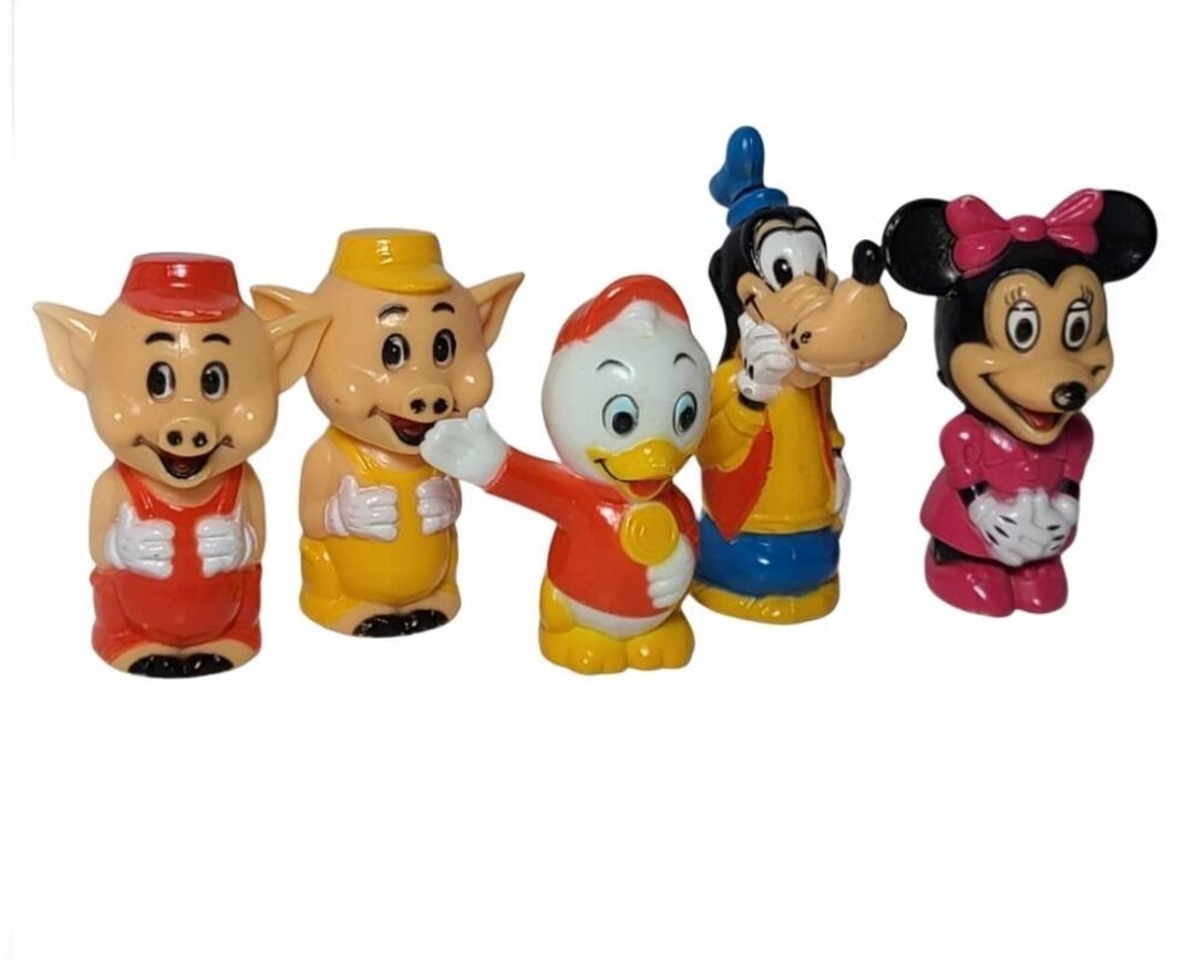 Vintage 1986 Disneyland Train Play Set Playmates Figures Only Set 5 - Etsy