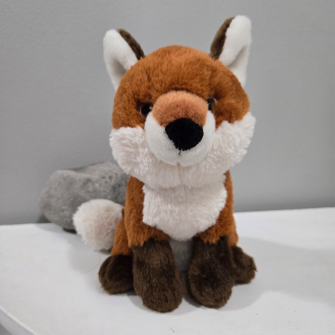 Red Fox Stuffed Animal Sitting 11 Inch by Aurora - Etsy