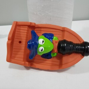 Vintage Kermit the Frog Pirate Captain Toy Bath Toy Boat - Etsy