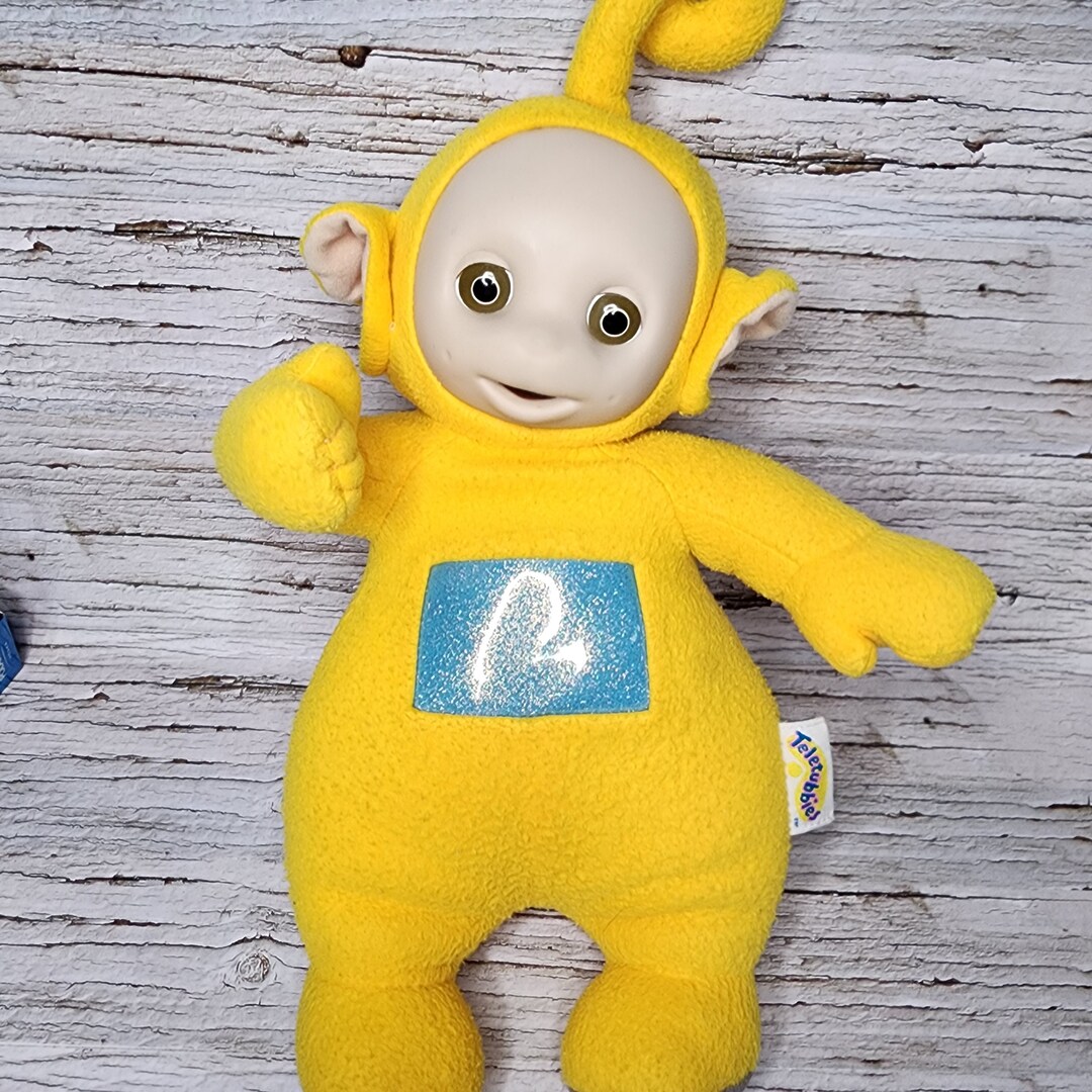 Vintage Playskool Yellow Talking Teletubbies Lala 12 Plush Stuffed Toy ...