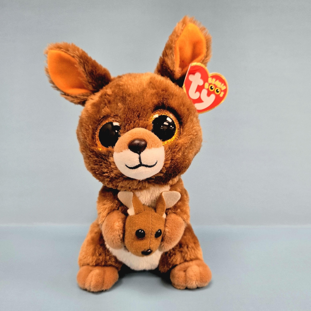 TY Beanie Babies Boos Kipper the Kangaroo NWT 6" Plush - Etsy