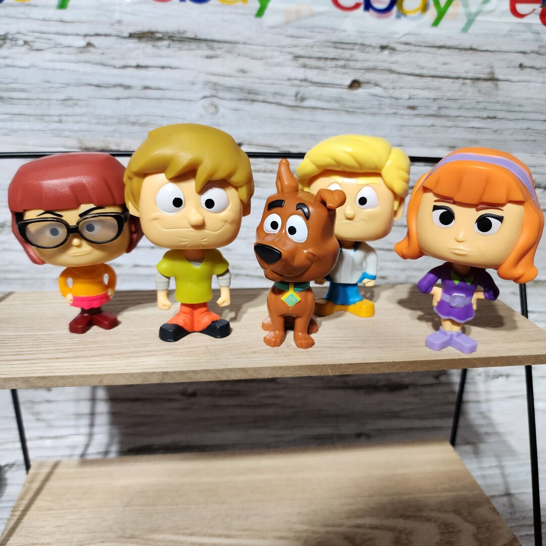Scooby Doo Mcdonalds Bobble Head Mini Character Toys Full Set - Etsy
