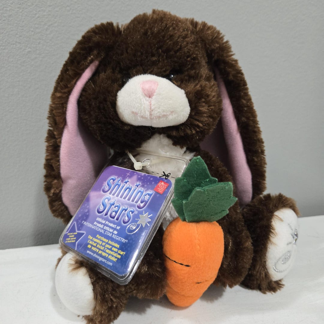 Russ Shining Stars Bunny Rabbit 8" Plush Stuffed Animal With Sealed ...