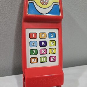 Vintage 1985 Playskool Electronic Musical Toy Flip Phone With Sound ...
