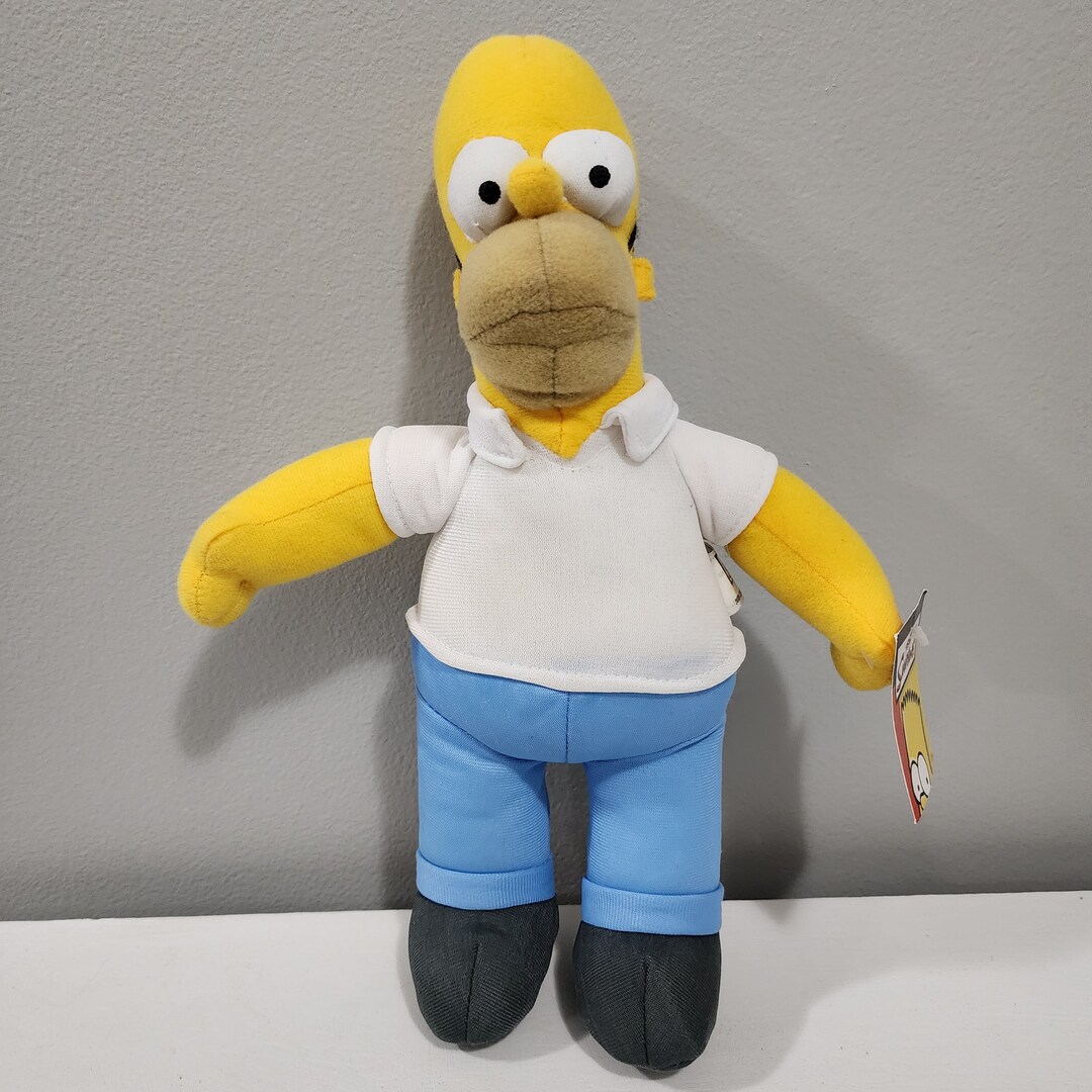 The Simpsons Homer Simpson 13 Inch Plush Character Doll NWT - Etsy Canada