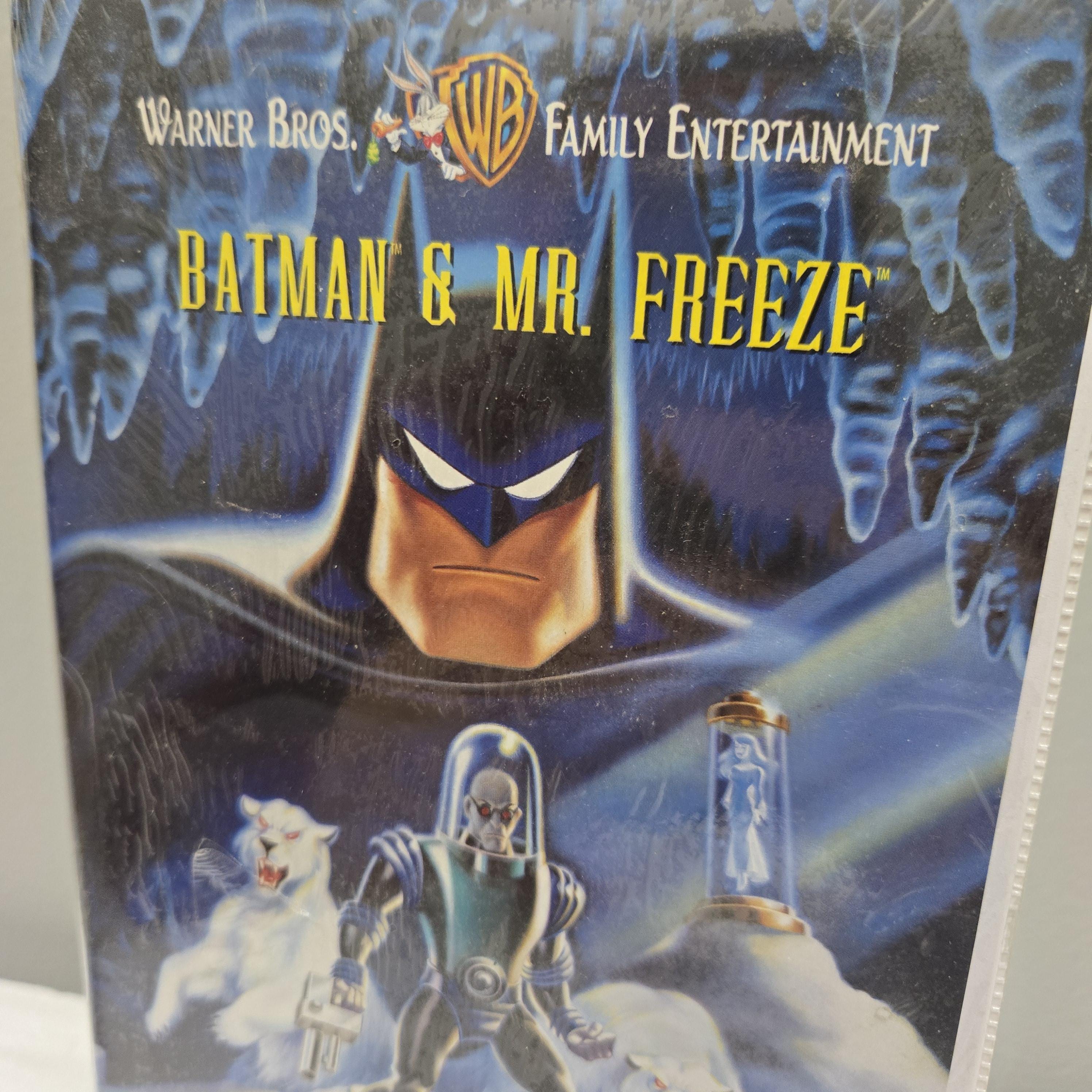 Batman & Mr. Freeze Sub Zero VHS Tape Warner Bros Animated Movie - Etsy