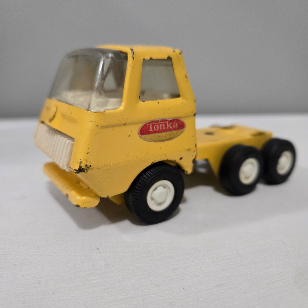 Vintage Tonka Toy Truck 5 Inch Yellow Cab Metal With Tonka Decal - Etsy