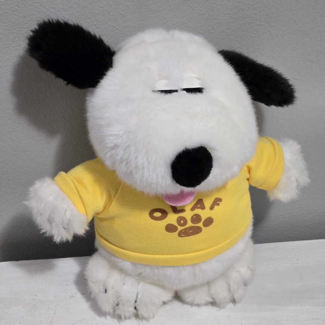 Peanuts Olaf Dog 9" Plush Snoopy Brother Yellow Removable Shirt New ...