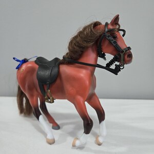 Marchon Horse Figure 1988 Grand Champion GC Brown With Saddle White ...