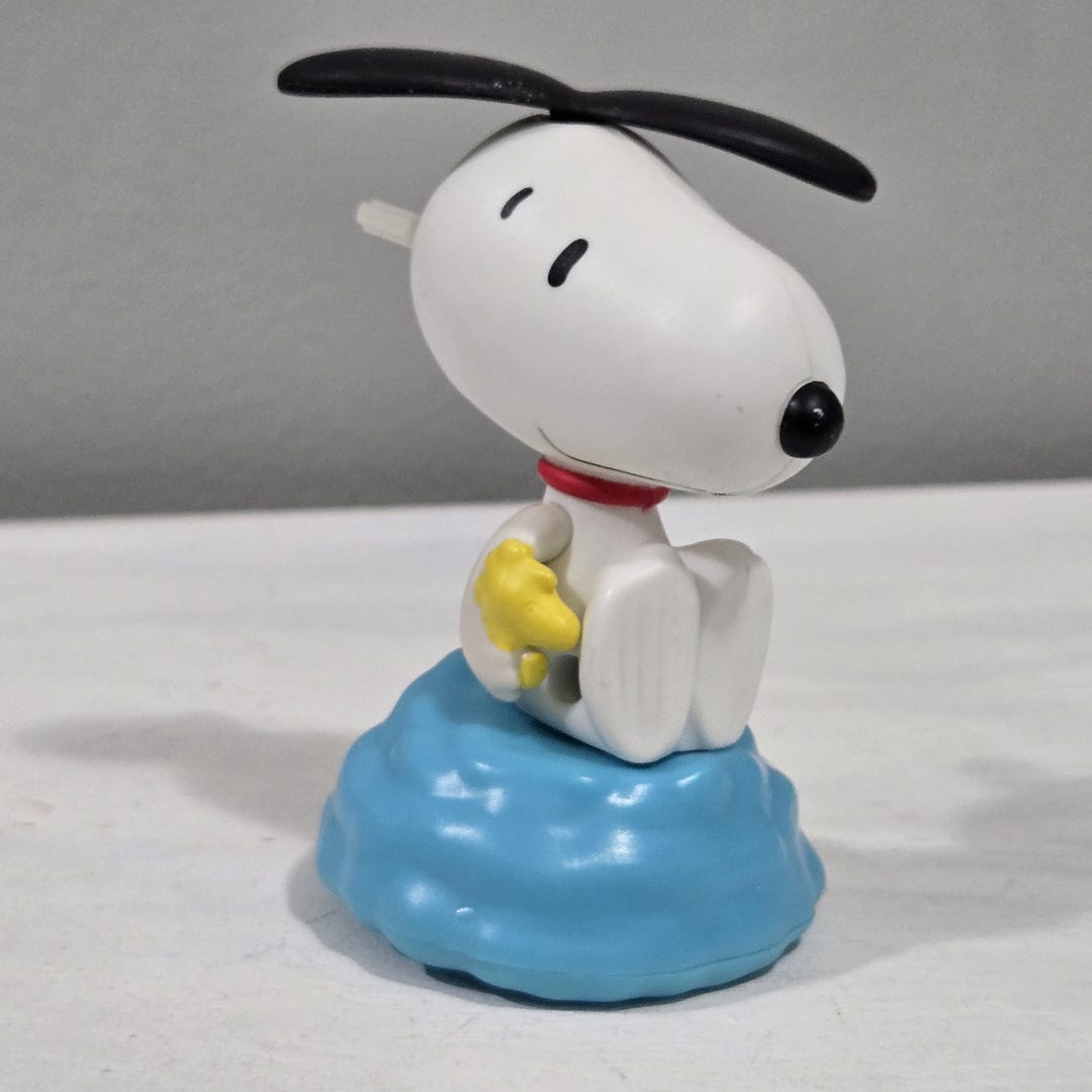 Mcdonald's Happy Meal Toy Peanuts Helicopter Snoopy Stamper Works - Etsy