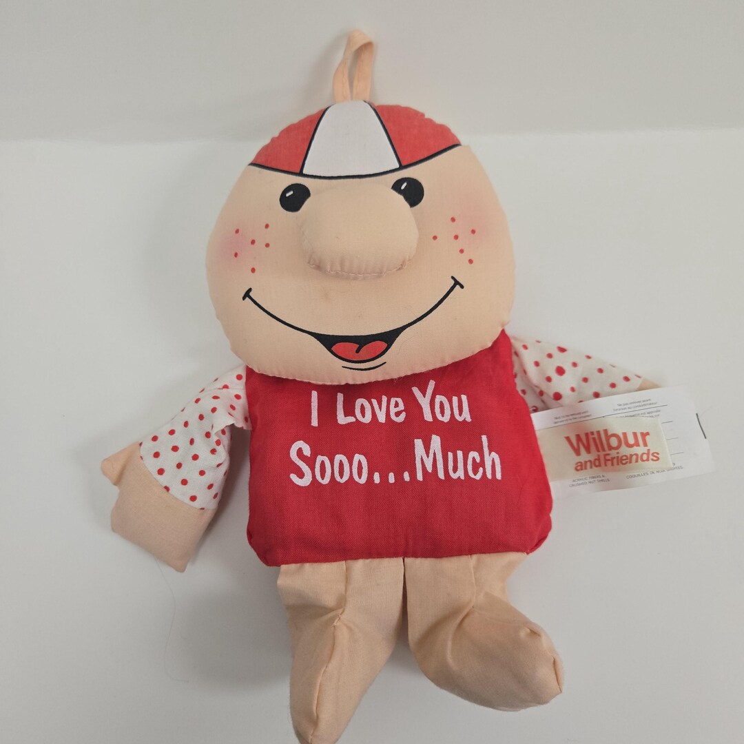 Vintage Russ Berrie Wilbur Plush Bean Bag Doll - Etsy