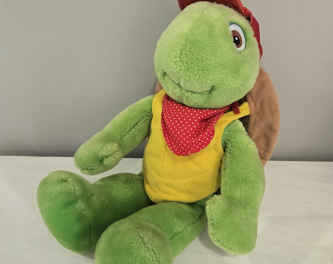 Vintage Franklin the Turtle 14 Inch Deluxe Plush Doll With Removable ...