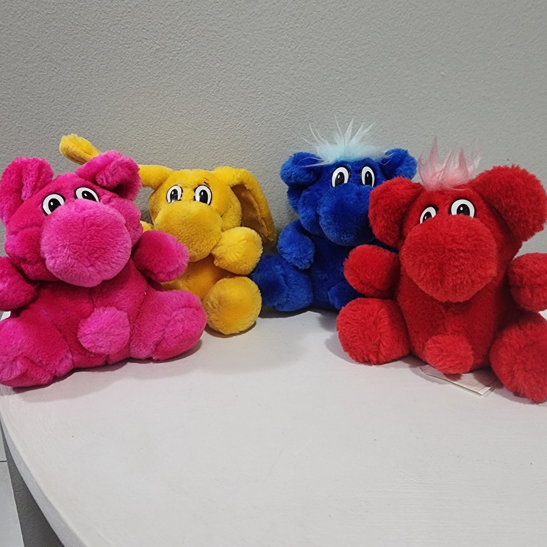 Vintage Kodak Canada Kolorkins - 4" Plush Finger Puppets Set of 4 ...