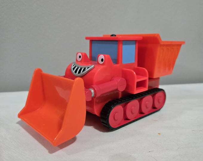 Bob the Builder Toy Vehicle Talking Muck the Truck Red Figure Vintage ...