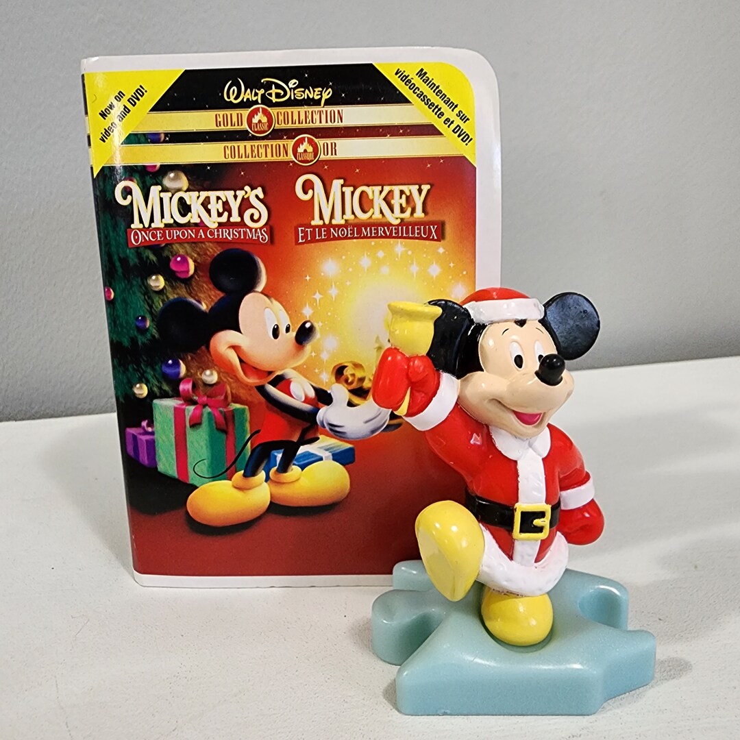 Walt Disney Classic Once Upon A Christmas Holiday Mickey Mouse in Box ...