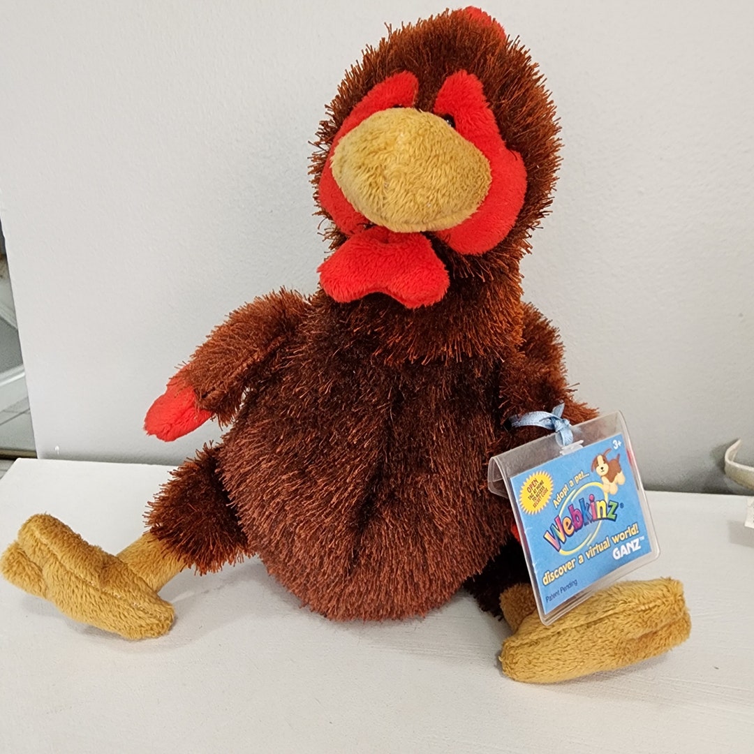 WEBKINZ Rooster Stuffed Animal Plush Unused Code Attached - Etsy