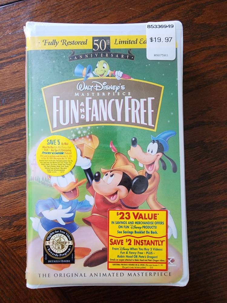 Fun And Fancy Free Vhs