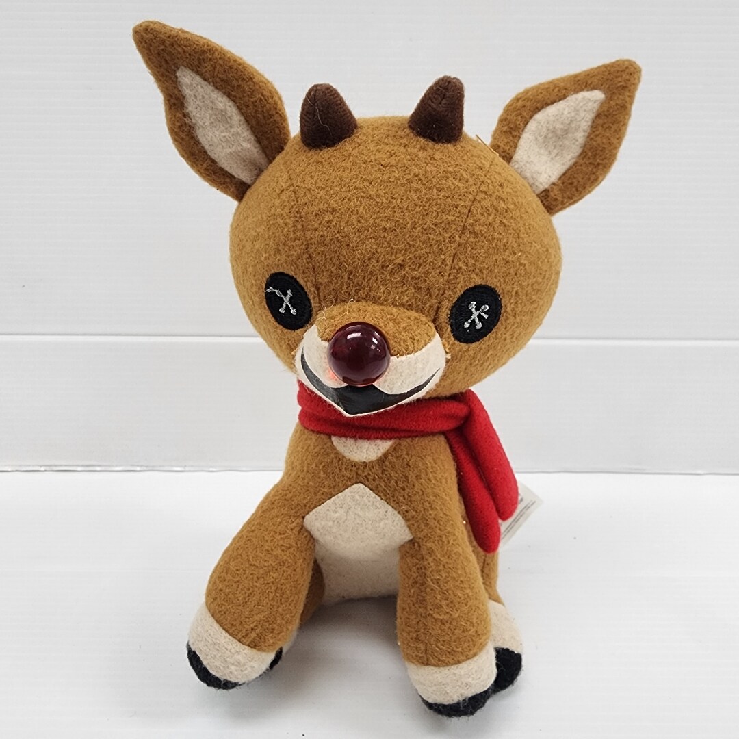Rudolph the Red-nosed Reindeer Funko 8" Red Scarf Plushie Christmas ...
